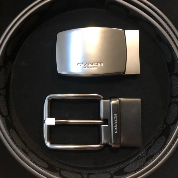 Coach | Accessories | Nwt Authentic Coach Signature Belt Gift Set ...